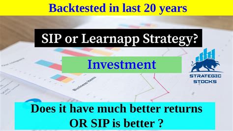 SIP Or Learnapp Strategy Buy The DIP Strategy Prateek Singh YouTube