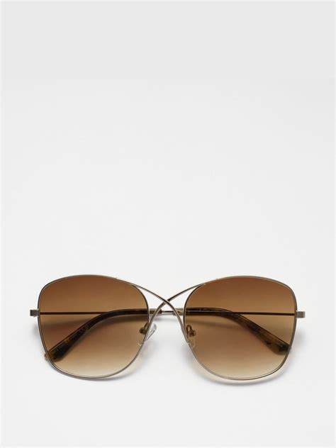 Oversized Crossover Frame Sunglasses Collagerie