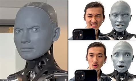 Humanoid Robot Ameca Mimics Facial Expressions In Real Time Daily