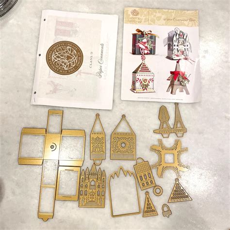 Anna Griffin Paper Ornaments Dies Set Of 13 W Instructions Extra 33