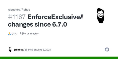 EnforceExclusiveAccess IExclusiveAccessLock Changes Since 6 7 0 Rebus Org Rebus Discussion