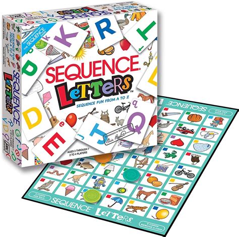 Sequence Letters Board Game Play For New Readers