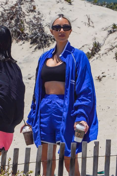Kim Kardashian On The Beach In Malibu 07092022 • Celebmafia