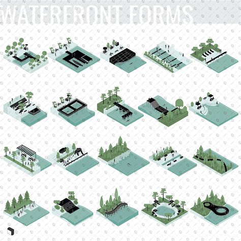 Axonometric Diagram Waterfront Forms Toffu Co