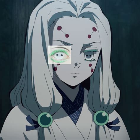 Demon Slayer Character Cosplay Eye Makeup Kimetsu No Yaiba 鬼滅の刃 Older Sister Daughter Rui