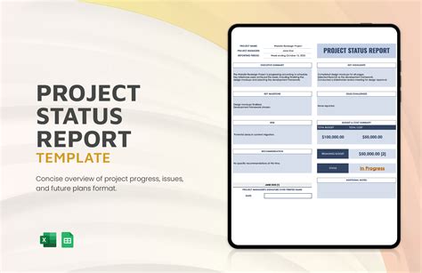 Editable Project Status Report Templates In Excel To Download