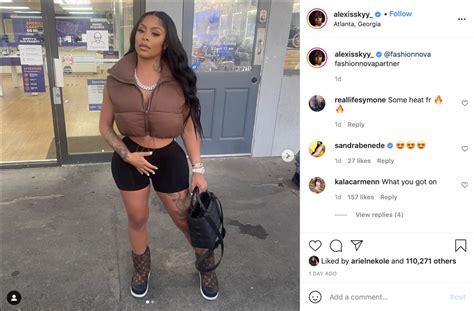 This Outfit Is Confusing But I Like It Alexis Skyy Steps Out In Outfit That Leaves Fans