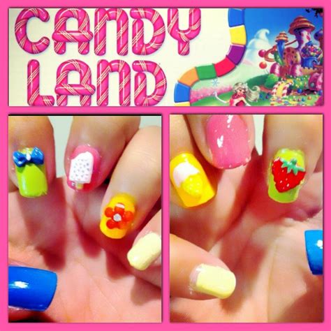 Candy Land Nail Art At Mary Bevis Blog