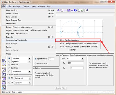 Matlab滤波器设计fdatool（filterdesigner）工具箱使用matlab Filter Tool Csdn博客
