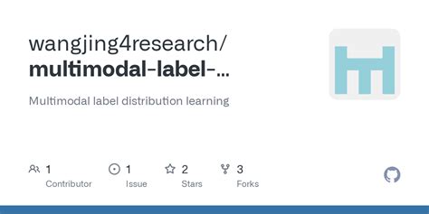 Github Wangjing Research Multimodal Label Distribution Learning Multimodal Label Distribution