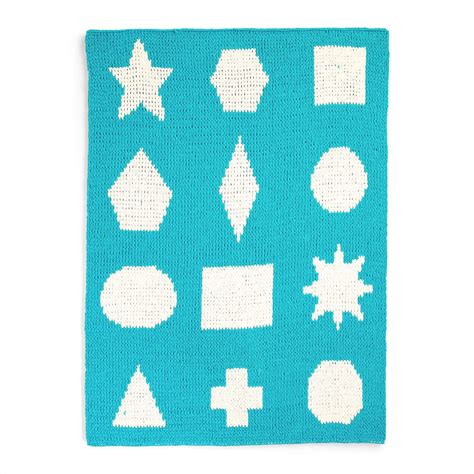Free Easy Bernat EZ Graph It Shape Twister Blanket Craft Pattern Blanket Craft Craft Patterns