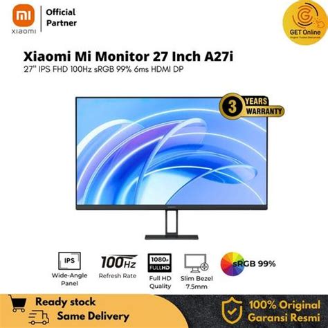 Jual Monitor Xiaomi A I Led Inch Fhd Hz Ips Hdmi Dp Garansi Resmi Jakarta Pusat Get