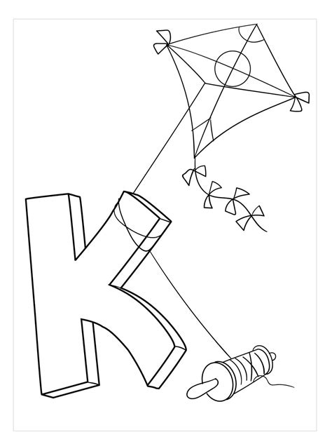 Dibujos De Letra K Para Colorear E Imprimir ColoringOnly