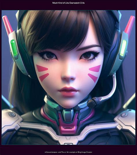 Much Kind Of Like Overwatch Dva Ai By Mcasual On Deviantart