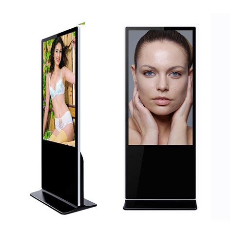 LCD Digital Signage Advertising Kiosk TFT 43 Indoor Vertical Billboard