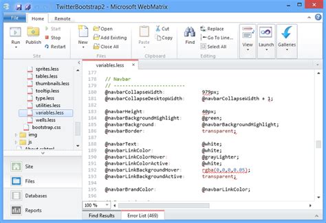 Customized Twitter Bootstrap Sites In Webmatrix Codeproject