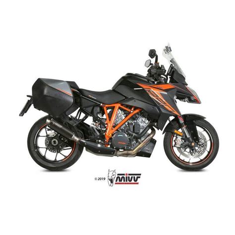 Silencieux MIVV Dakar Slip On Acier Inoxydable Noir KTM 1290 Superduke GT