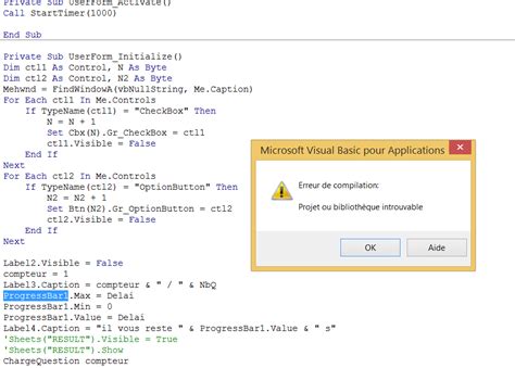 Erreur De Compilation Vba Access