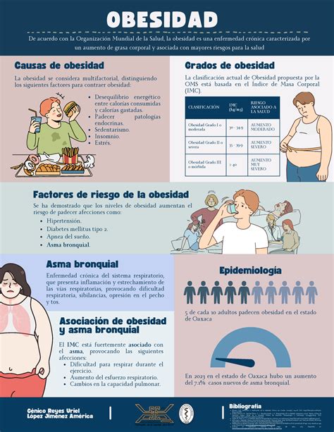 Infografia Obesidad Causas Consecuencias Medidas Preventivas La