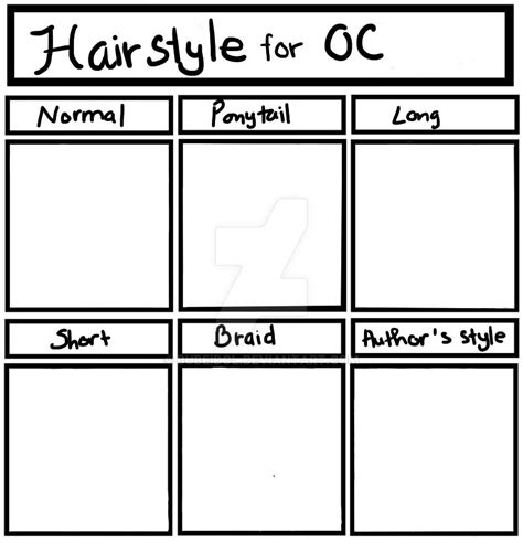 Hairstyle Meme For Your Oc By Bubeidol On Deviantart