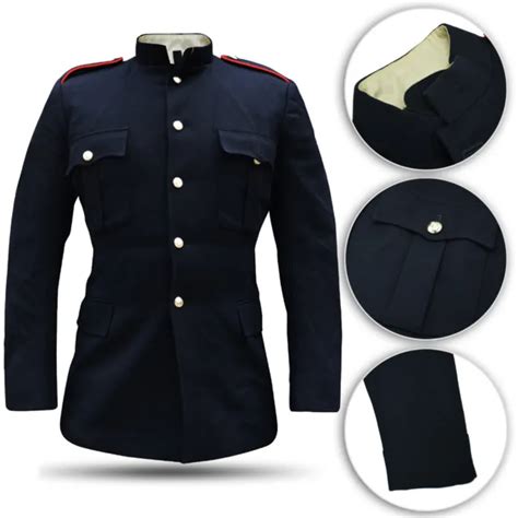 BRITISH ARMY DRESS Uniform Jacket No 1 Dress Blue Woll Shoulder Straps