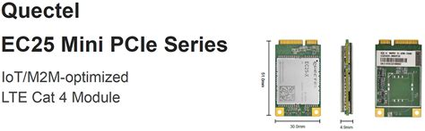 ec25 af quectel ec25 series lte cat 4 minipcie module m2m iot 4g