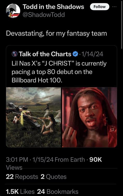 J Christ By Lil Nas X Debuts At 69 Flop Success Thoughts R