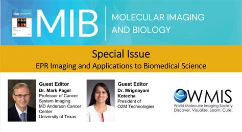 Call For Special Issue Molecular Imaging And Biology O2m Technologies