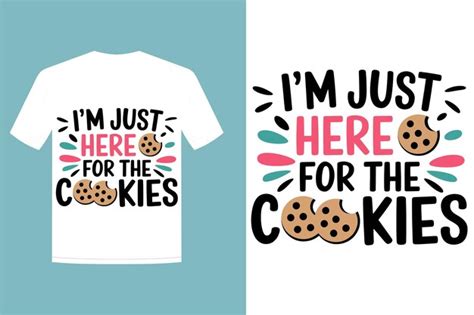 Premium Vector Cookies Typography Tshirt Design