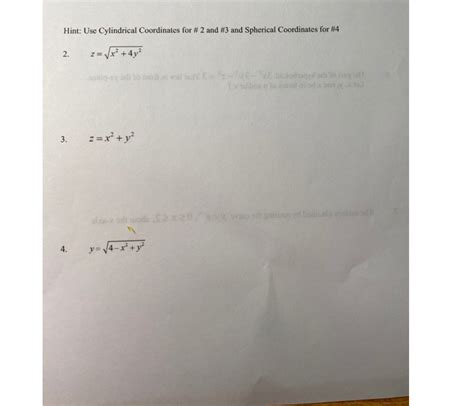 Find A Parametric Representation To The Given Chegg