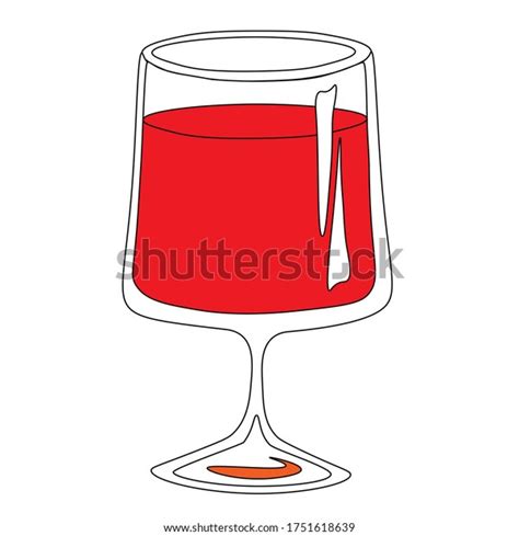 Red Wine Glass Goblet Stock Vector Royalty Free 1751618639 Shutterstock