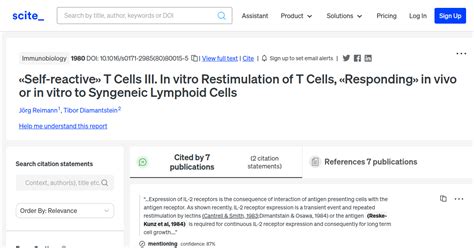 «self Reactive T Cells Iii In Vitro Restimulation Of T Cells «responding In Vivo Or In Vitro