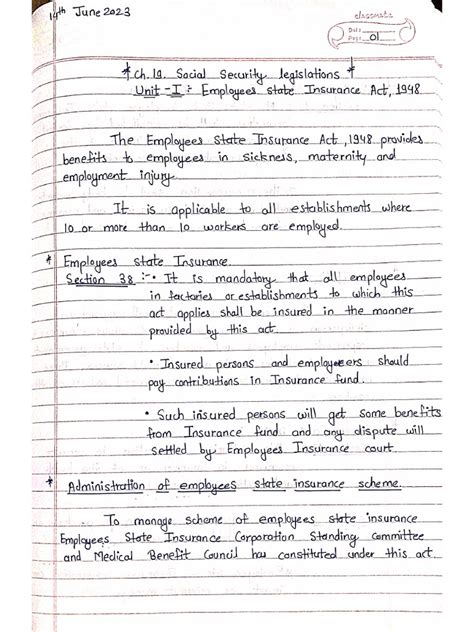 Ch19 Unit 1 Handwritten Notes Pdf