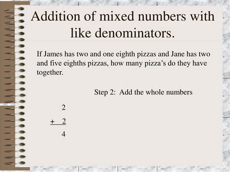 PPT Adding Mixed Numbers PowerPoint Presentation Free Download ID 3835577