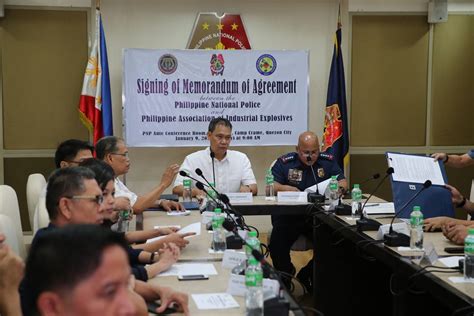 In Photos Memorandum Of Philippine National Police Facebook