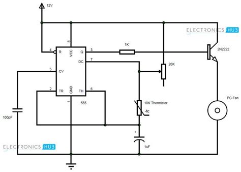 Pc Fan Controller Circuit Electronic Schematics Circuit Electronics