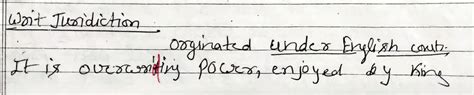 Writ Jurisdiction Jundictin 0auratd Undez Zh Causb Oa Enjoyed Y Ki