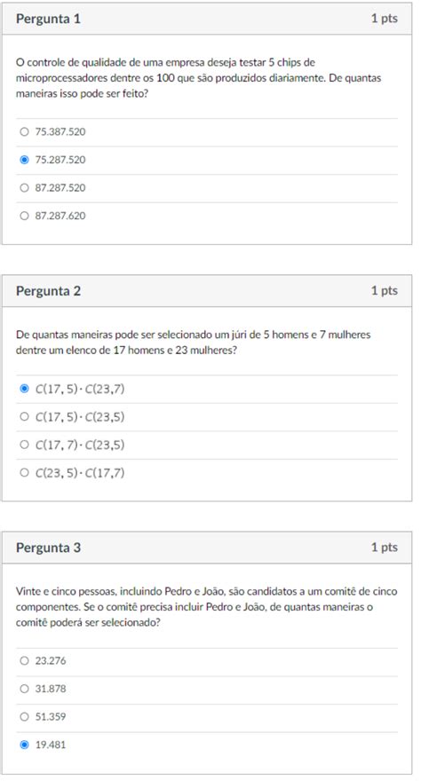 LÓgica E MatemÁtica Discreta Atividade Para Avaliação Semana 5