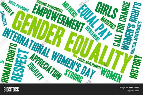 Gender Equality Word Vector And Photo Free Trial Bigstock