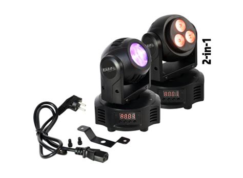 Ibiza Dual Dmx Moving Head Beam Wash Compra Na Egitana Em Portugal