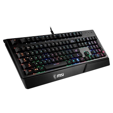 Teclado Msi Vigor Gk Rgb Multimedia Black Usb Pcalpormayor Peru