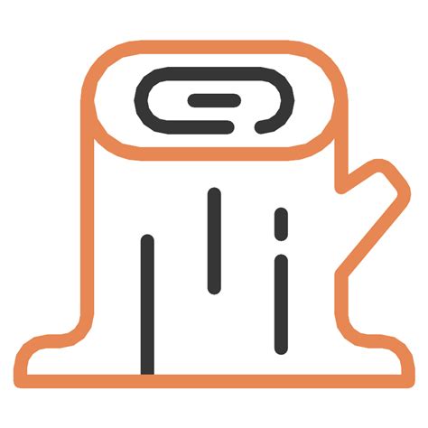 Cut Stump Timber Tree Trunk Wood Vector SVG Icon SVG Repo