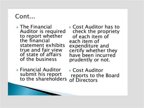 Cost Audit 1 Ppt