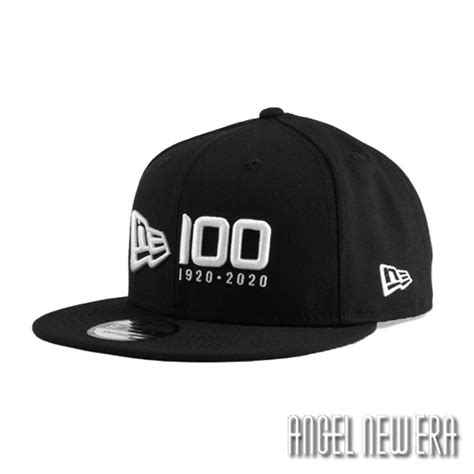 【new Era】100週年 紀念帽 經典黑 排字款 9fifty 可調式 棒球帽【angel New Era】 蝦皮購物