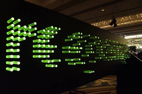 Responsys Interact 2012 Light Wall For Charity Water Exhibit