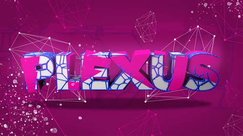 Plexus Text Effect In Photoshop And Cinema 4d Fattu Tutorials