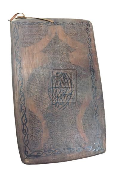 Parchment Scrolls And Writing Equipment Prop Hire Wooden Tablet With