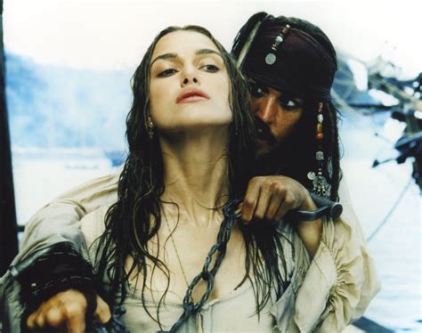 Keira Knightley Scene From The Movie Pirates Of The Caribbean Photo