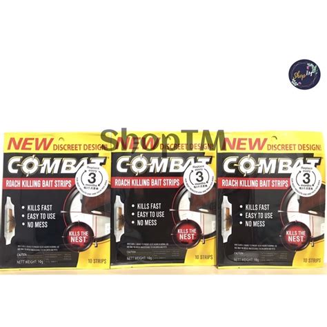 Jual Combat Roach Killer Bait Strip 10 Strips Racun Pembasmi Kecoa