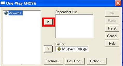 How Do I Analyze Data In Spss For A 1 Way Between Subjects Anova
